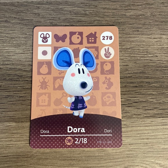 Nintendo | Games | Animal Crossing Dora Amiibo Card | Poshmark